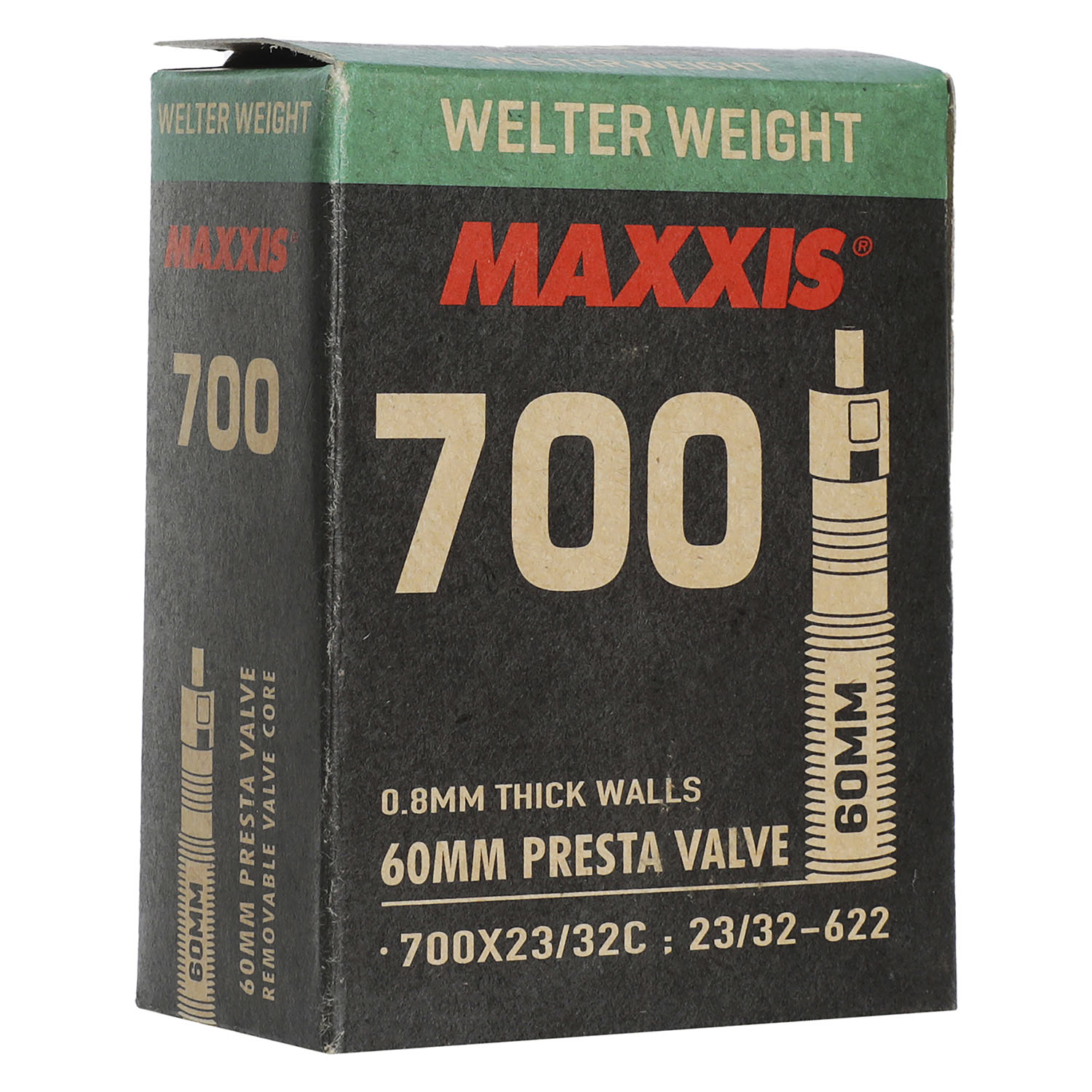 Велокамера Maxxis Welter Weight 700x23/32C 0.8mm Велонипель 60мм ...