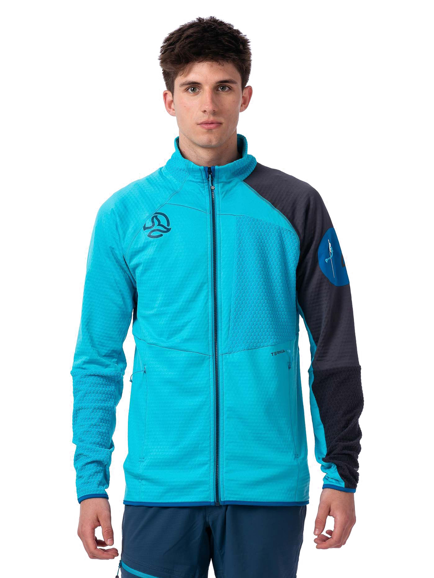 Флисовая куртка мужская Ternua Ragger Fresh Duck Blue – купить по цене ...