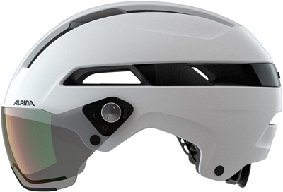 Велошлем с визором ALPINA Soho Visor V White Matt – купить по цене ...