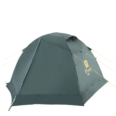 Палатка BTrace Solid 2+ Зеленый – купить по цене 14240 руб, магазин «Кант»