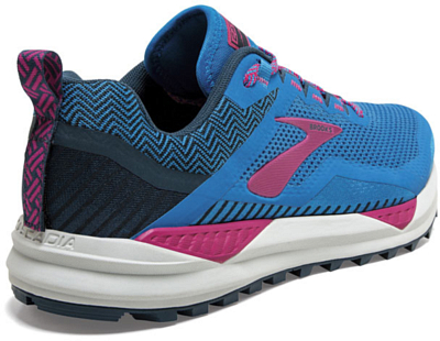 BROOKS Cascadia 14 Blue Aster Beetroot Grey