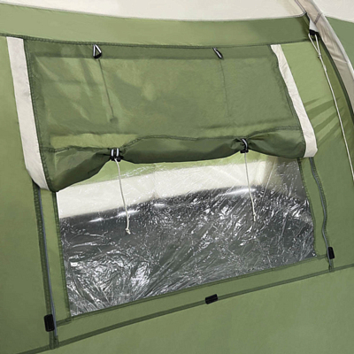 Палатка кемпинговая BTrace BigTeam 4 Зеленый – купить по цене 27192 руб, магазин «Кант»